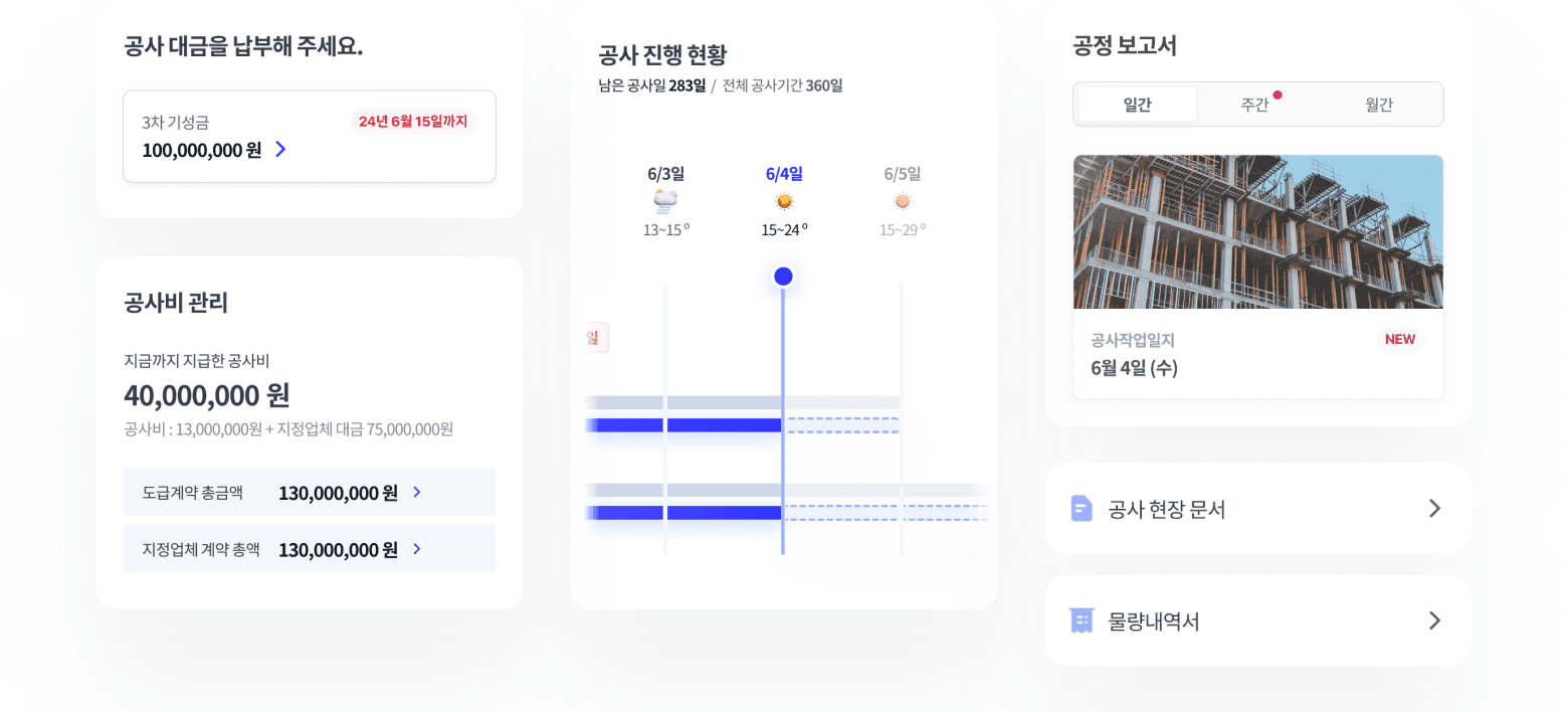 도면 검토부터 공사 관리까지 전문가와 함께 하우빌드